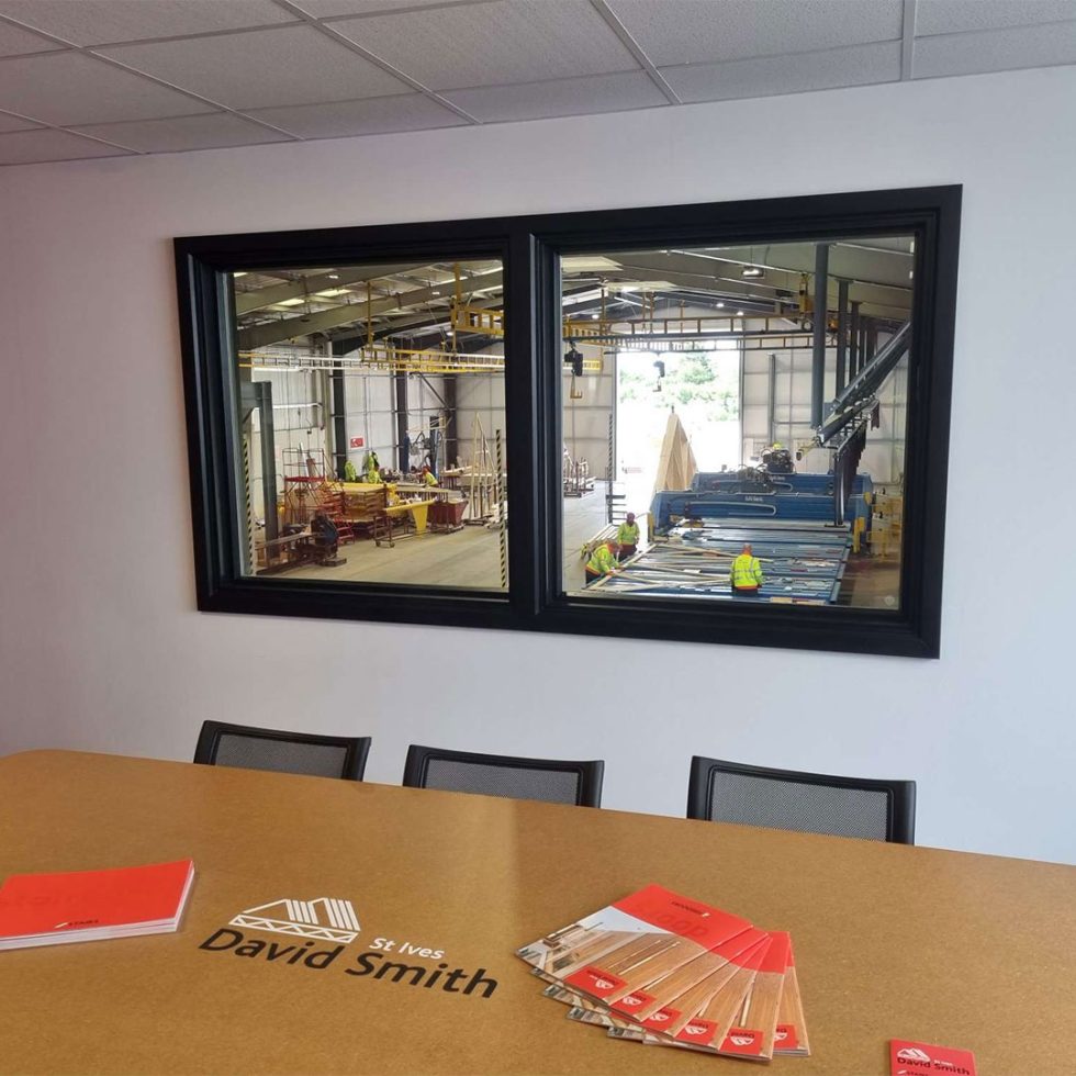 Truss meeting room view of our MiTek Auto Set Mk1 Table Press. - David ...